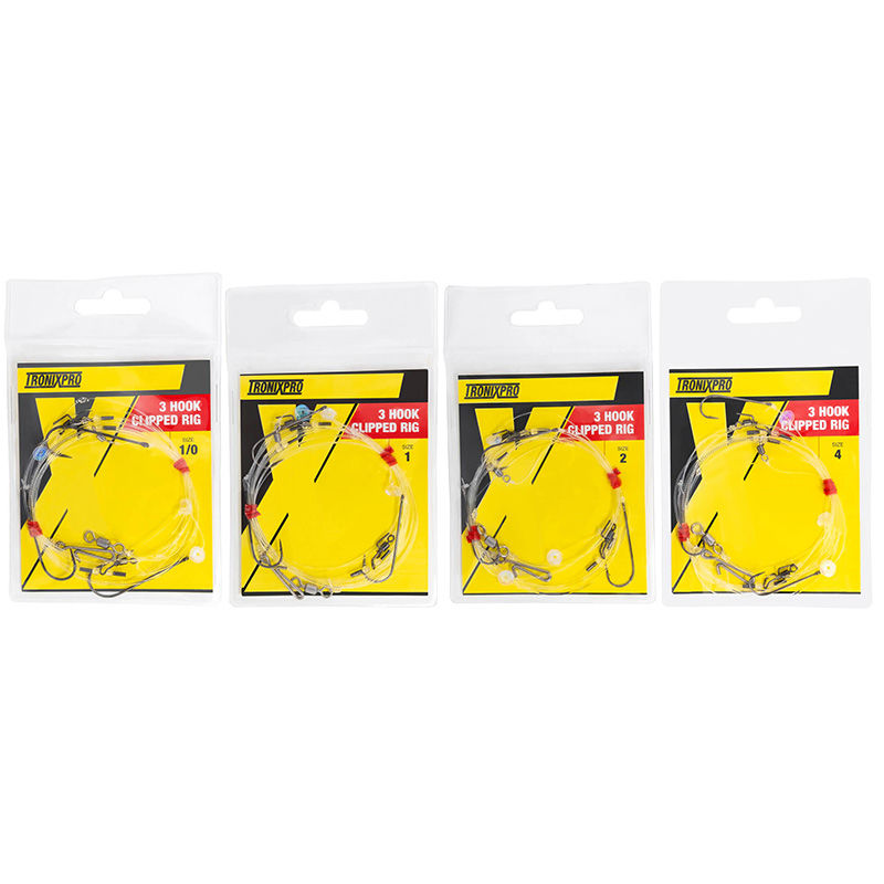 TronixPro Hand Tied 3 Hook Clipped Rigs - £5.99